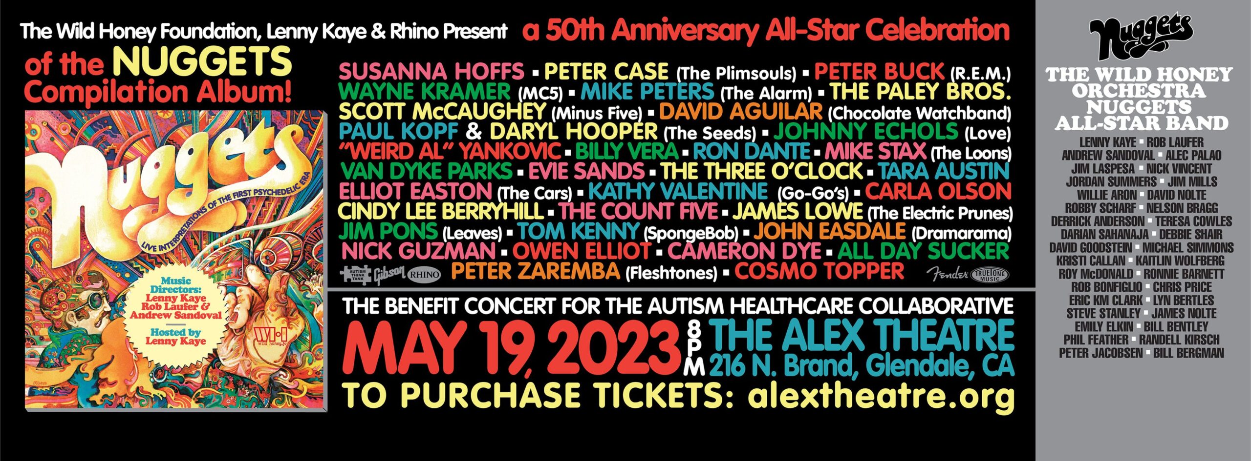 Wild Honey, Lenny Kaye, Rhino to Celebrate 50 Years of 'Nuggets ...