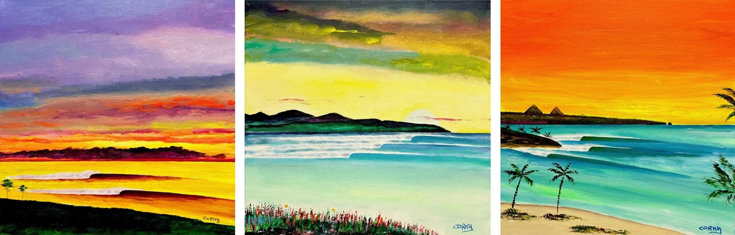 Surf Legend Corky Carroll’s First Solo Art Show Opens at Dana Bay ...